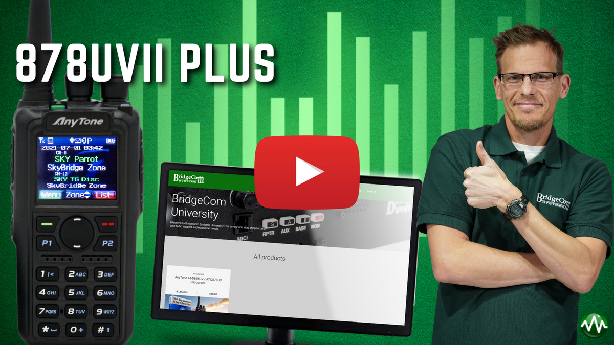 NEW AnyTone 878UVII Plus Ad — BridgeCom Systems