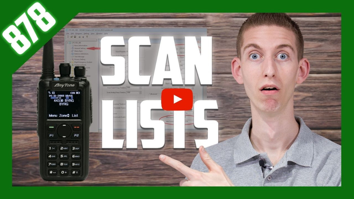 How to Make a Scan List on an AnyTone DMR Radio — BridgeCom Systems