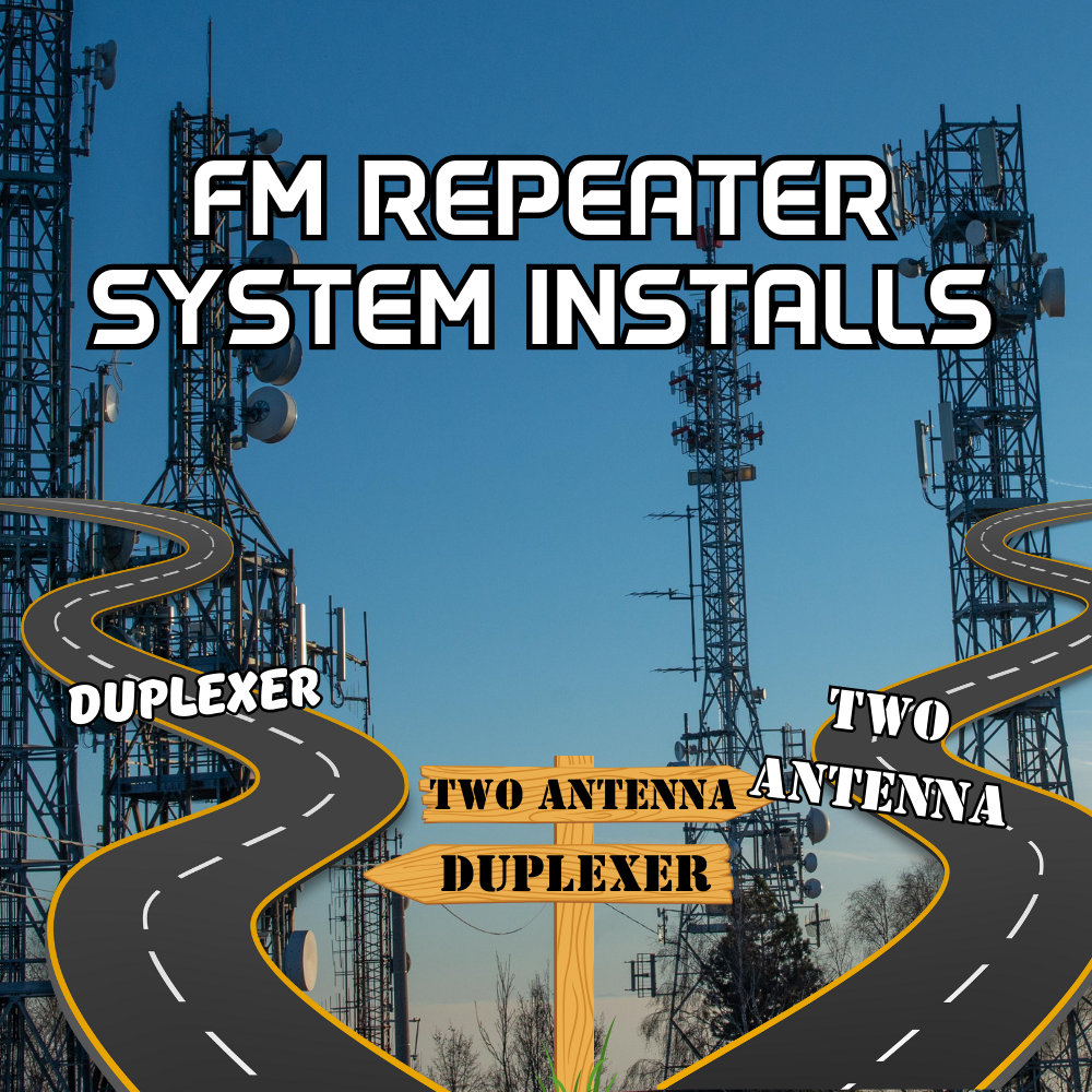 FM Repeater System Installations: Duplexer vs. Two Antennas — BridgeCom Systems