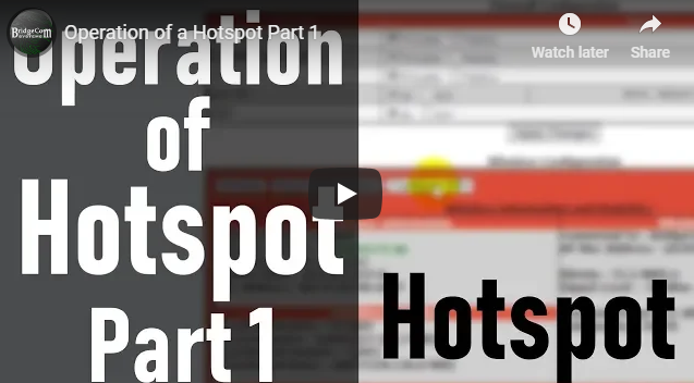 Operation of a hotspot part 1 — BridgeCom Systems