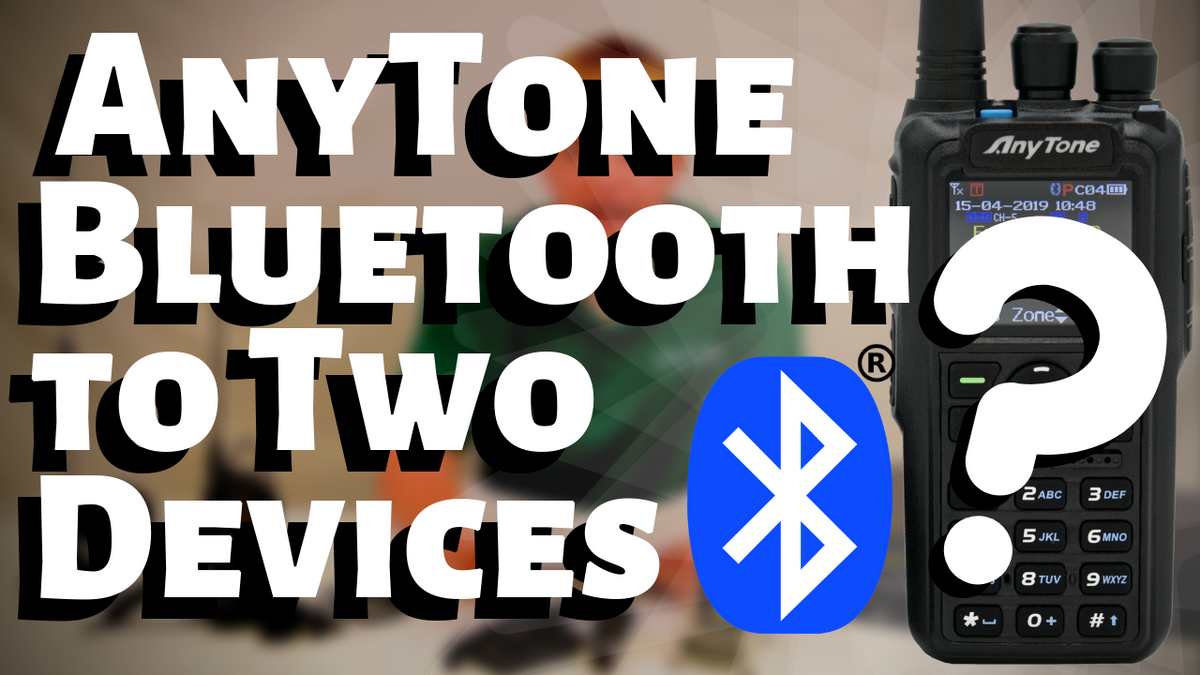 What are the AnyTone 878 PLUS's Bluetooth Capabilities? — BridgeCom Systems