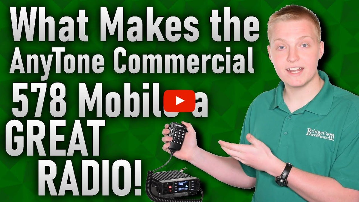 Benefits of the AnyTone AT-D578UV PRO Commercial Radio — BridgeCom Systems