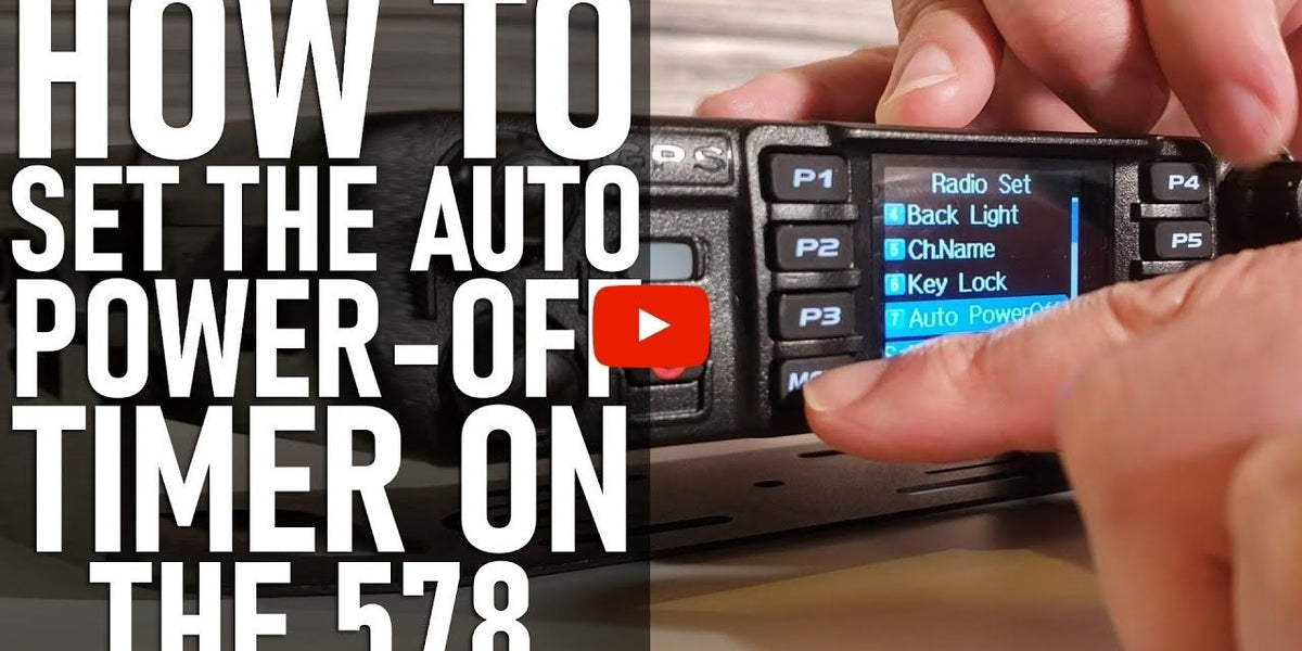 AnyTone 578 Mobile Power-Off Timer — BridgeCom Systems