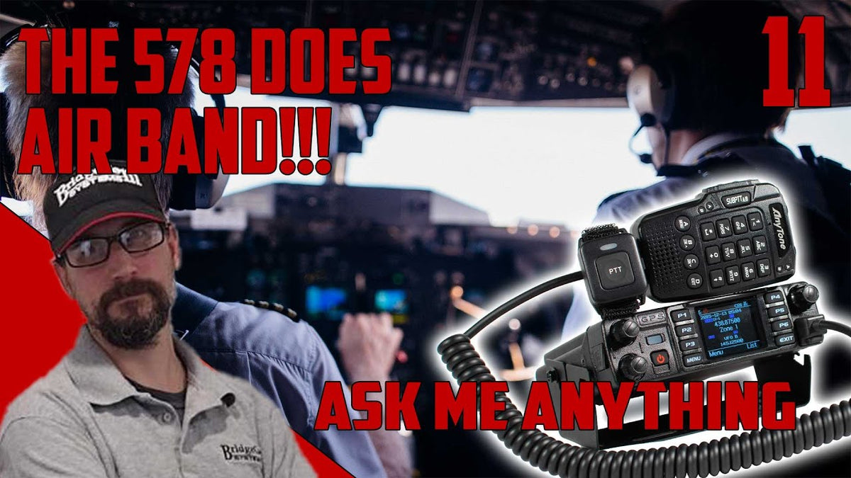 How To Set Up Air Band on the 578 - w/ Adam KN6QVG — BridgeCom Systems