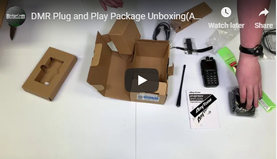 DMR Plug and Play Package Unboxing(AnyTone 878 + Dual Band DVMEGA) — BridgeCom Systems