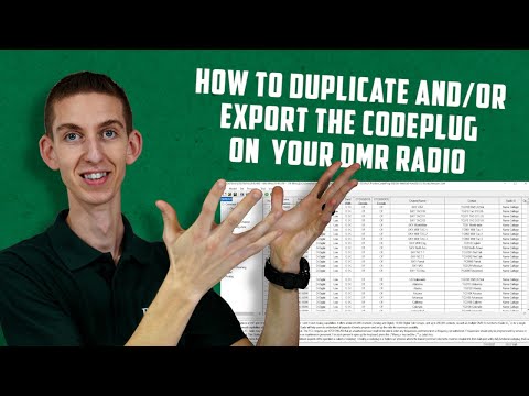 How to Duplicate or Export the Codeplug on your DMR Radio — BridgeCom Systems