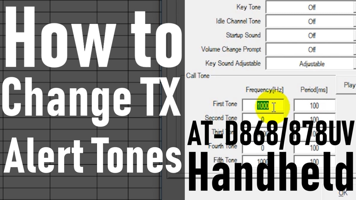 How to change the TX Alert tones on the AnyTone AT-D868UV / AT-D878UV — BridgeCom Systems
