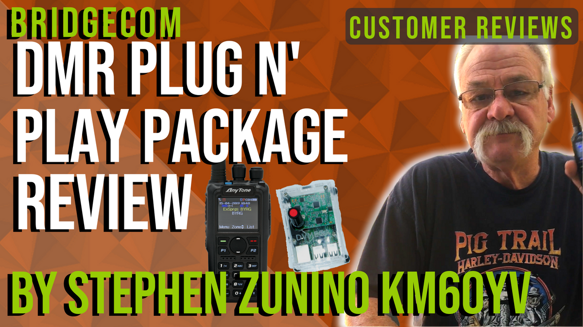 Stephen Zunino, KM6OYV, Plug and Play review. — BridgeCom Systems