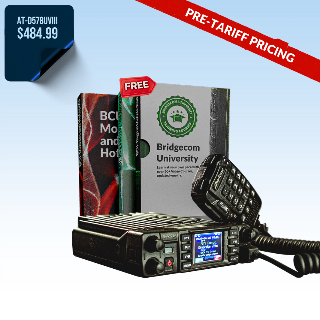 AnyTone 578 Mobile Radios – BridgeCom Systems