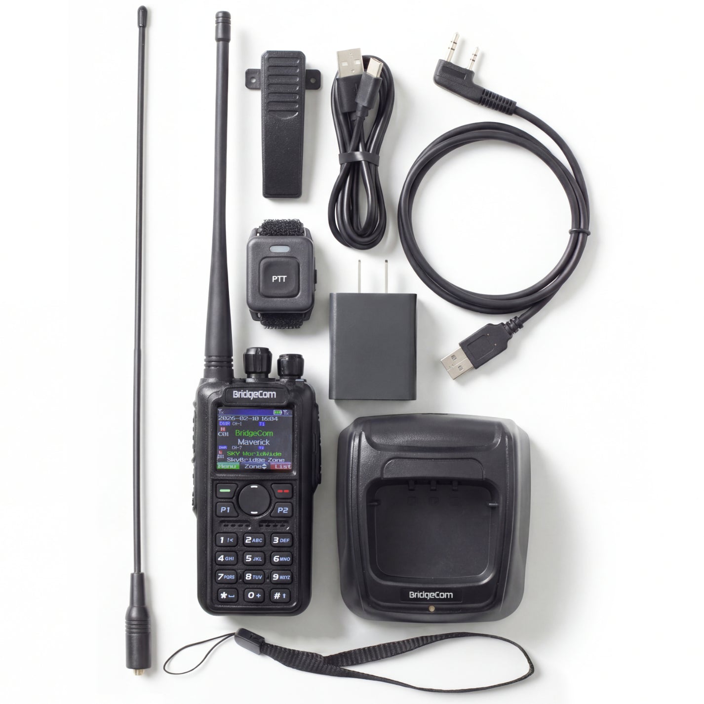 Commercial Maverick VHF UHF DMR Analog Handheld Radio – BridgeCom Systems