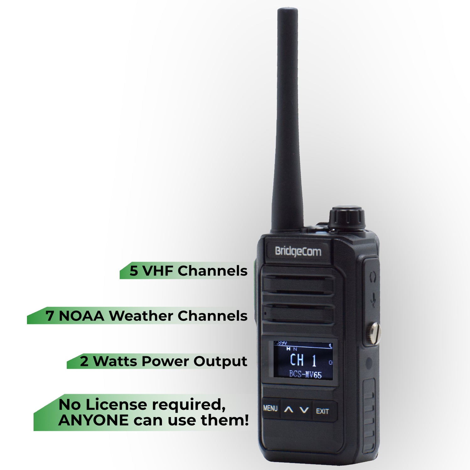 BridgeCom BCS-MV65 MURS Radio — BridgeCom Systems