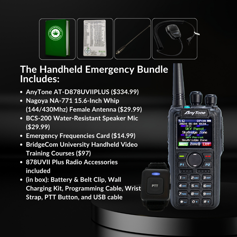 Handheld Emergency Prep Bundle | BridgeCom Systems