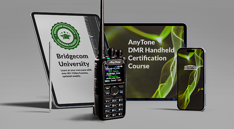 AnyTone AT-D878UVII Plus / AT-D878UV Plus / AT-D868UV DMR Handheld Bri – BridgeCom Systems