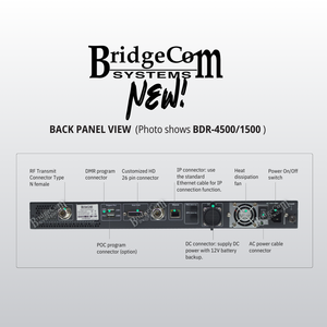 BDR-4500 UHF Analog/DMR Repeater — BridgeCom Systems