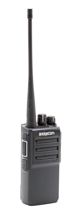 BridgeCom BP-268 UHF 6W Analog/DMR Commercial Handheld Radio with 3000 — BridgeCom Systems