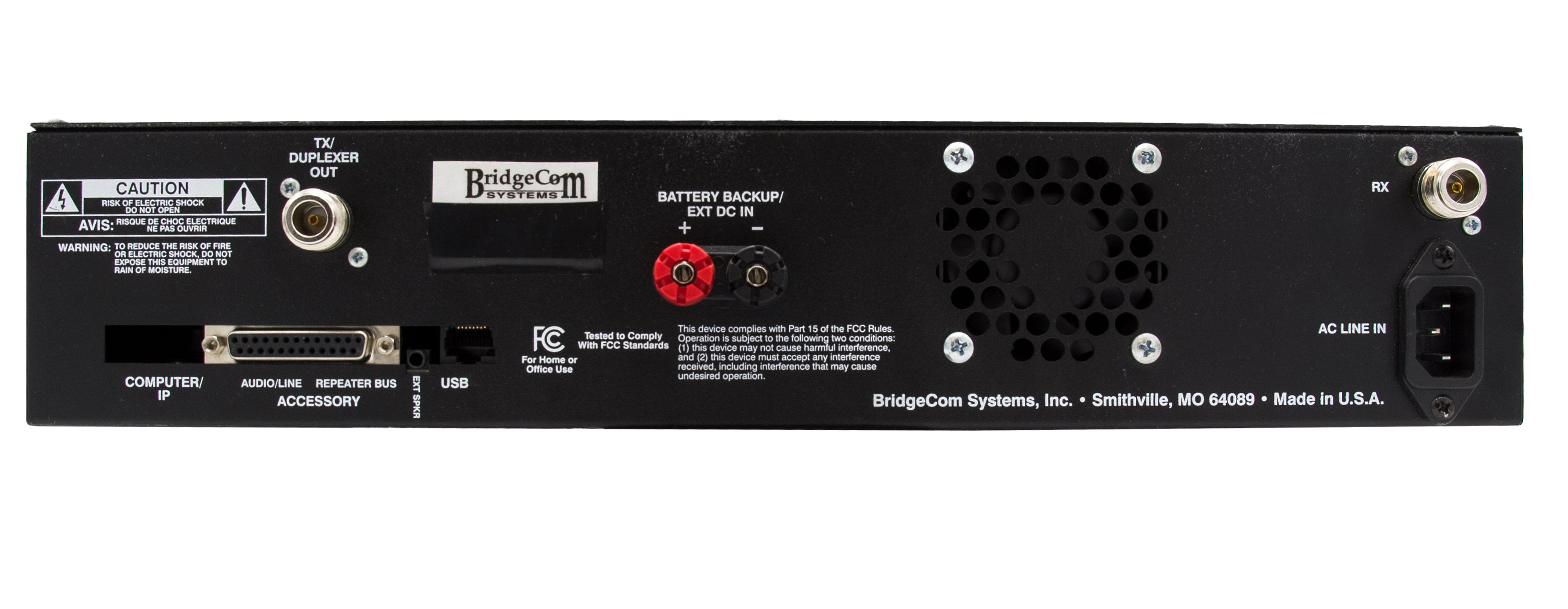 BCR-220 1.25m 222-225 MHz Amateur Ham Radio FM Repeater — BridgeCom Systems